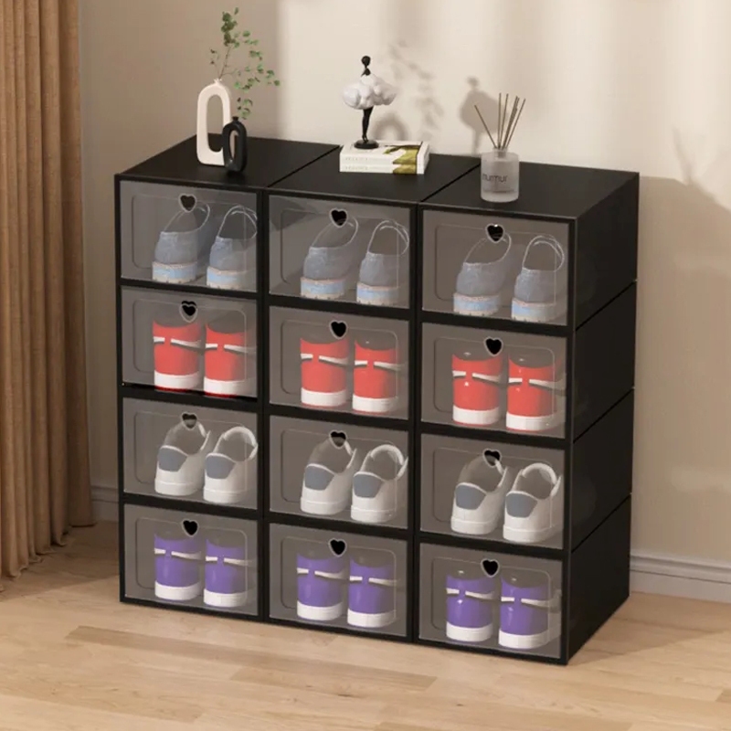 Large Size Colorful Shoe Box Foldable Drawer Case Storag Shoe Rack ...
