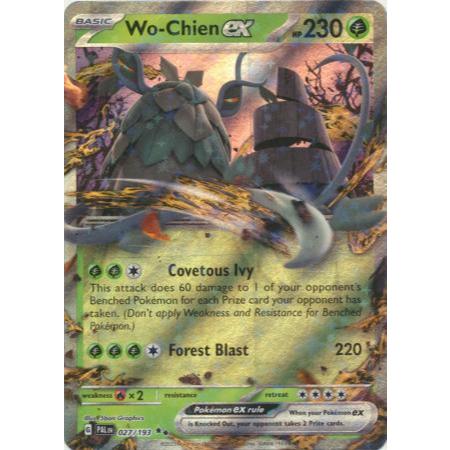 Wo-Chien ex - 027/193 - Ultra Rare Scarlet & Violet - Playable Pokemon ...