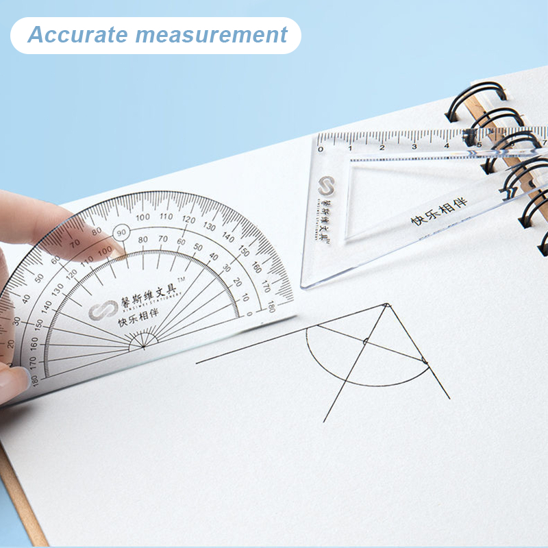 Combo Ruler Set 20cm ruler set 4 in 1 ruler compo set school supplies ...