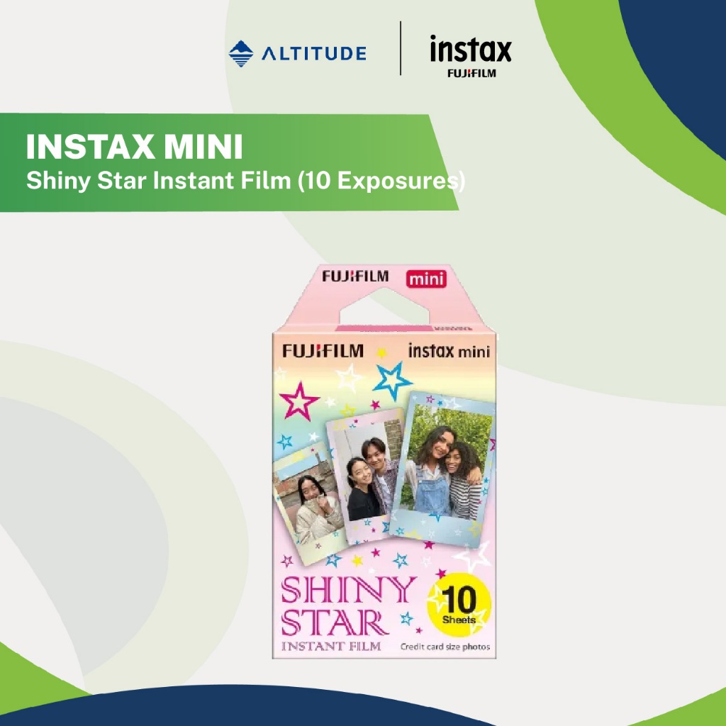 INSTAX MINI Shiny Star Instant Film (10 Exposures) | Shopee Philippines