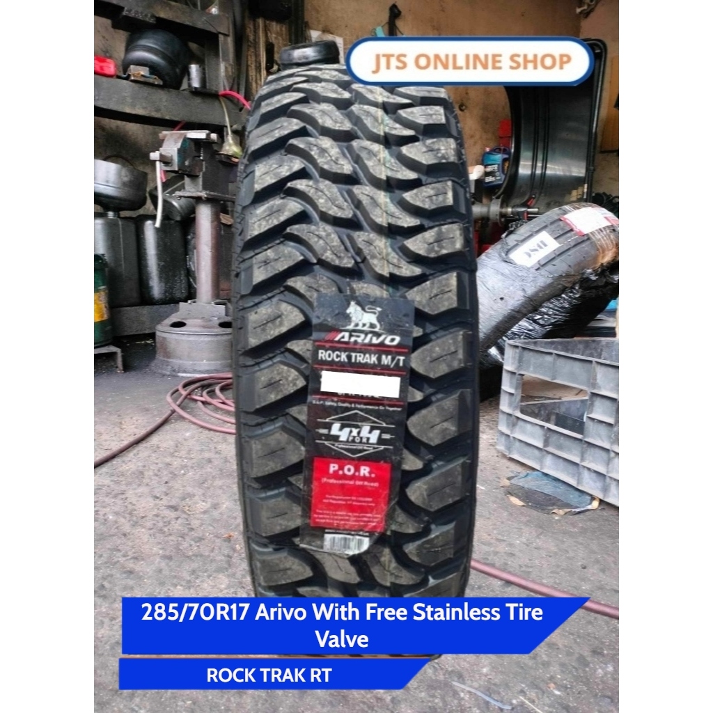 285/70R17 Arivo Rock Trak MT with Free Stainless Tire Valve | Shopee ...