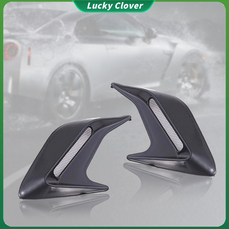 1Pair Car Side 3D Shark Gill Sticker 3D Car Air Outlet Side Shark Gill ...