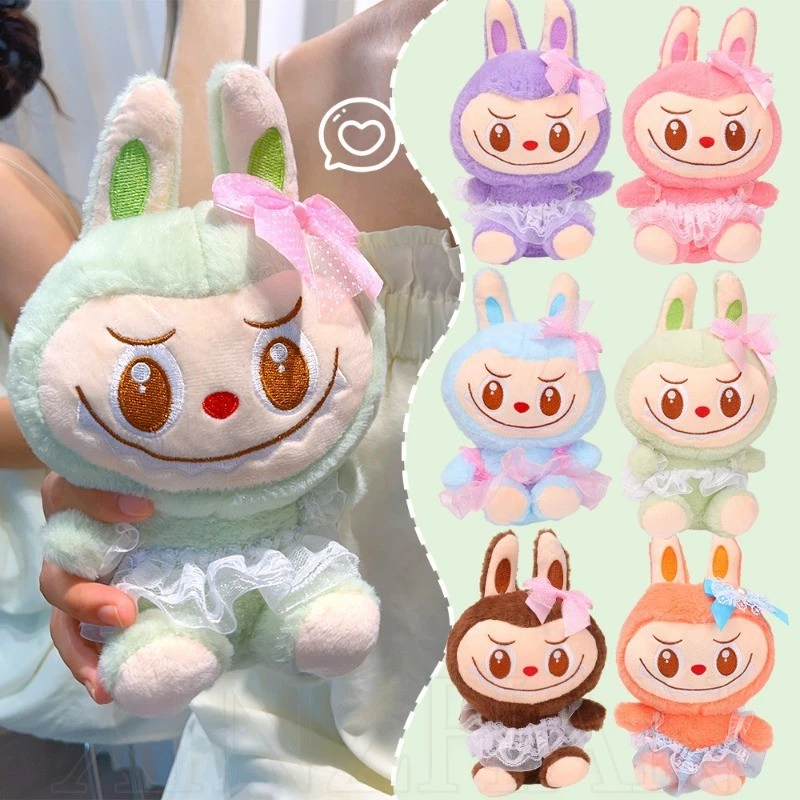 Labubu Plush Toys Cartoon Ribbon Skirt Anime Little Sheep Doll | Shopee ...
