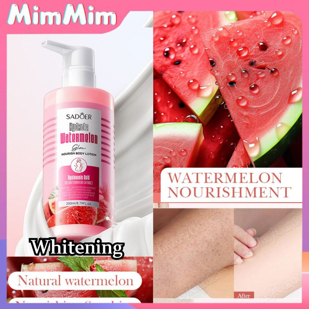 Watermelon Body Lotion Nicotinamide Whitening Remove Melanin ...