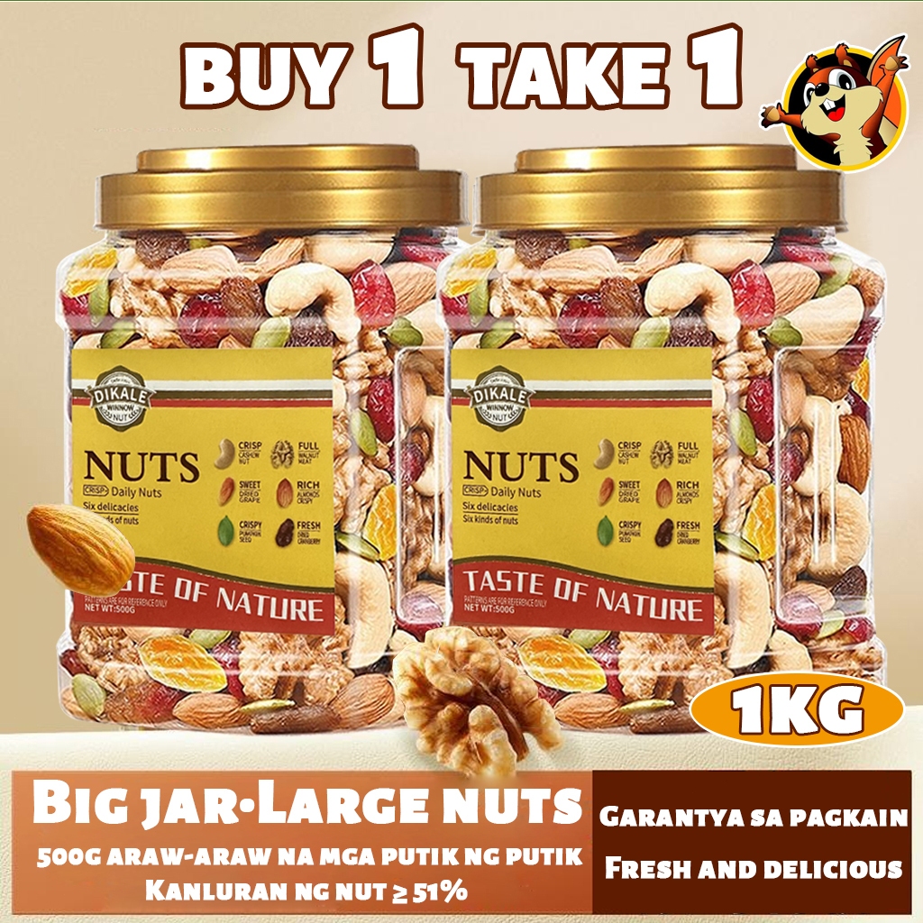 500G Mixed Nuts And Fruits Buy 1 Take 1 Trail Mix Fruits And Nuts ...