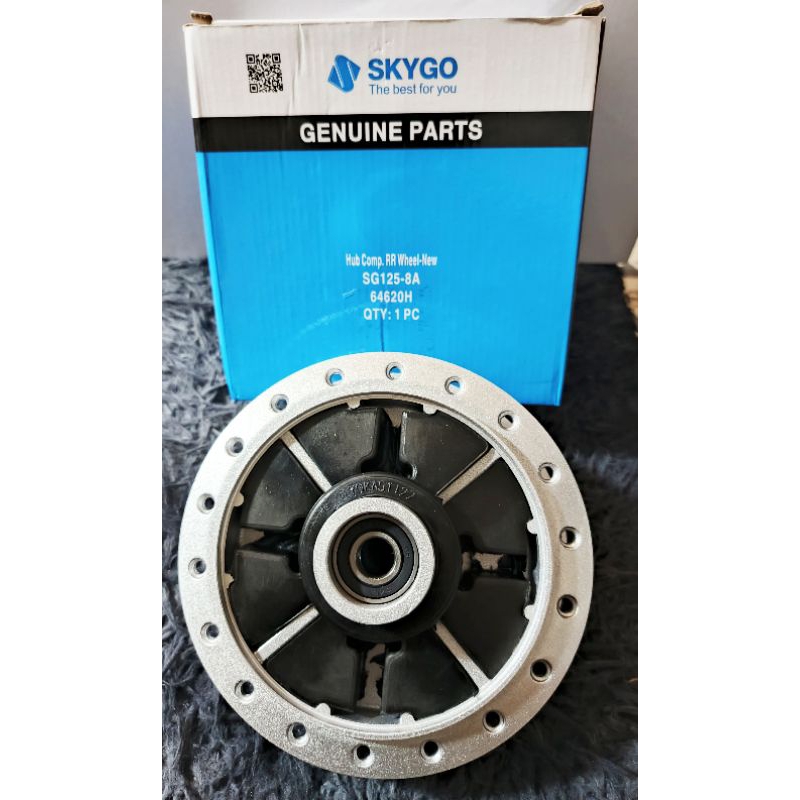 SKYGO HUB COMP. REAR WHEEL with Bearing & Rubber Dumper - SG125 ...