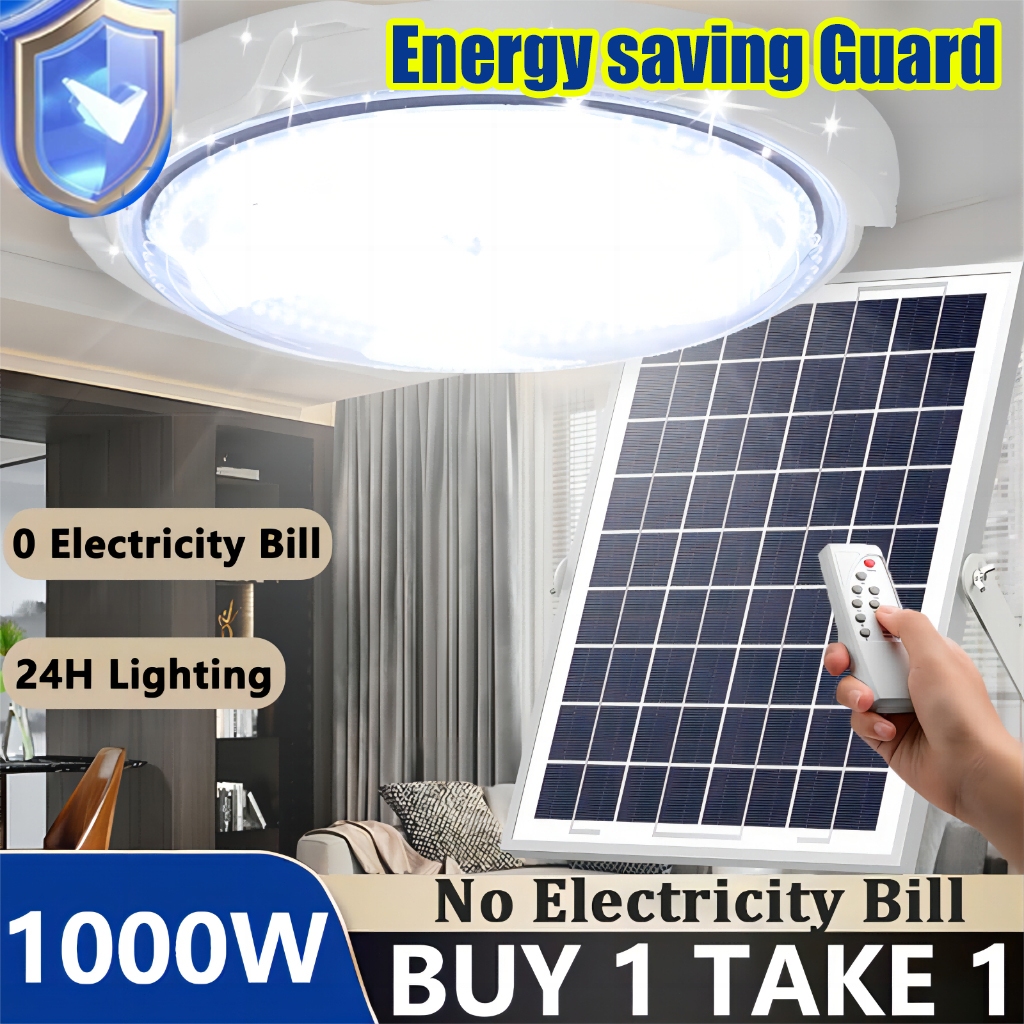 Solar ceiling light solar light outdoor waterproof indoor light Easy to ...