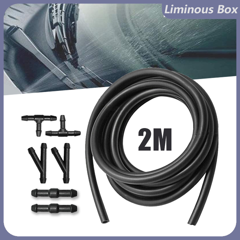 2M Windscreen Washer Pipe I/T/Y 3 Type Pipe Adapter Connectors ...
