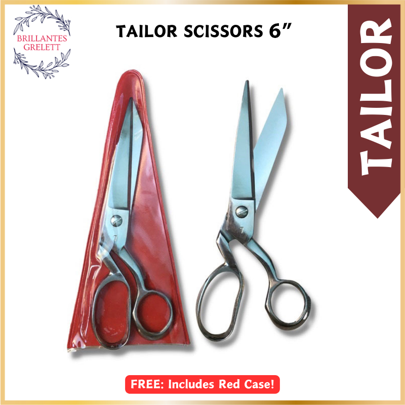 Tailor Scissors 6 Inches (Sharpened) - Fabric Scissors - Asero Fabric ...
