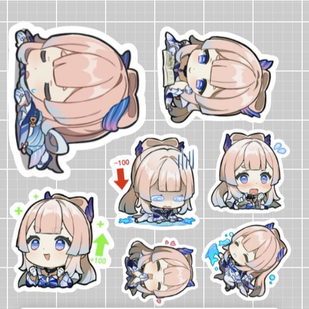 Genshin Impact Matte Waterproof Kokomi Sticker | Shopee Philippines