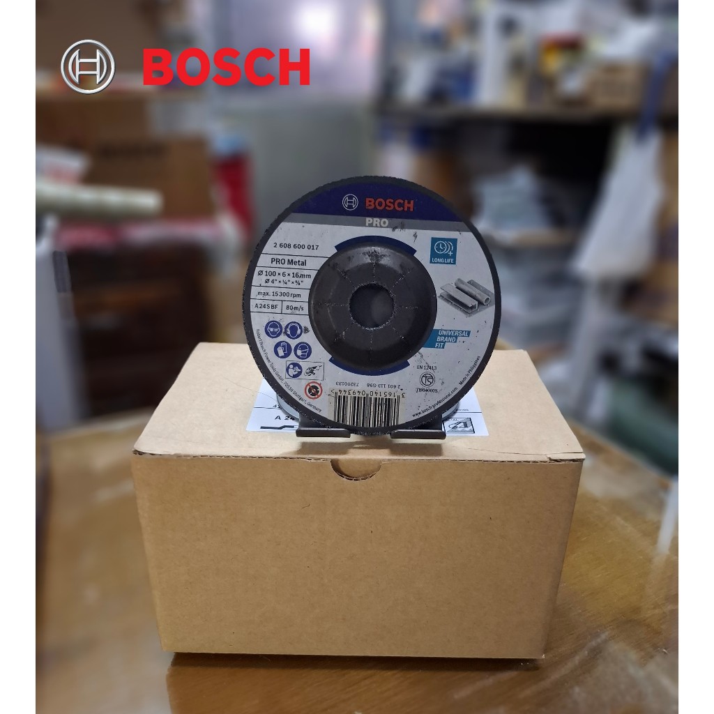 Bosch Grinding Disc 4" for metal- box of 25 pcs | Shopee Philippines