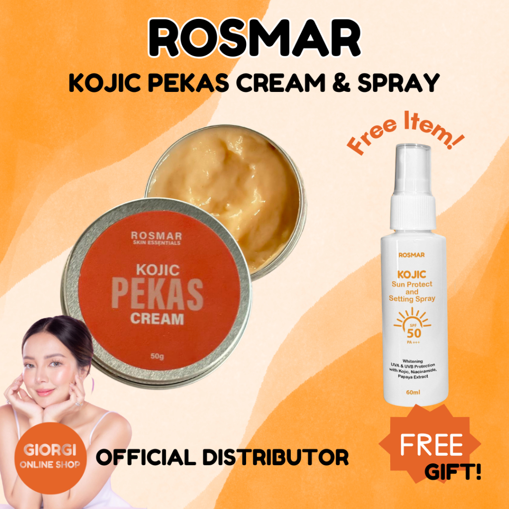 ROSMAR KOJIC PEKAS CREAM 50G PLUS KOJIC SUN PROTECT SUN SPRAY ...