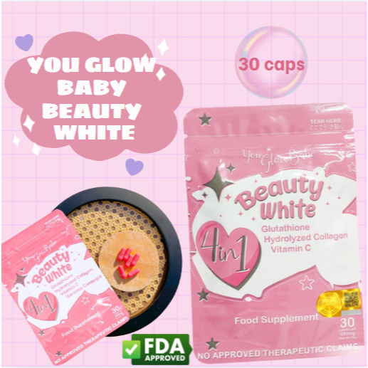 You Glow Babe Beauty White 4in1 Glutathione Collagen Slimming Advance Whitening Vitamin C ...