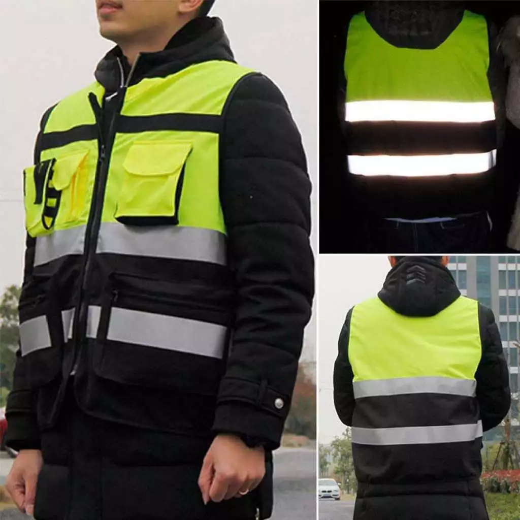 KOVEX (COD) reflective vest Visibility Reflectors for motorcycle Worker ...