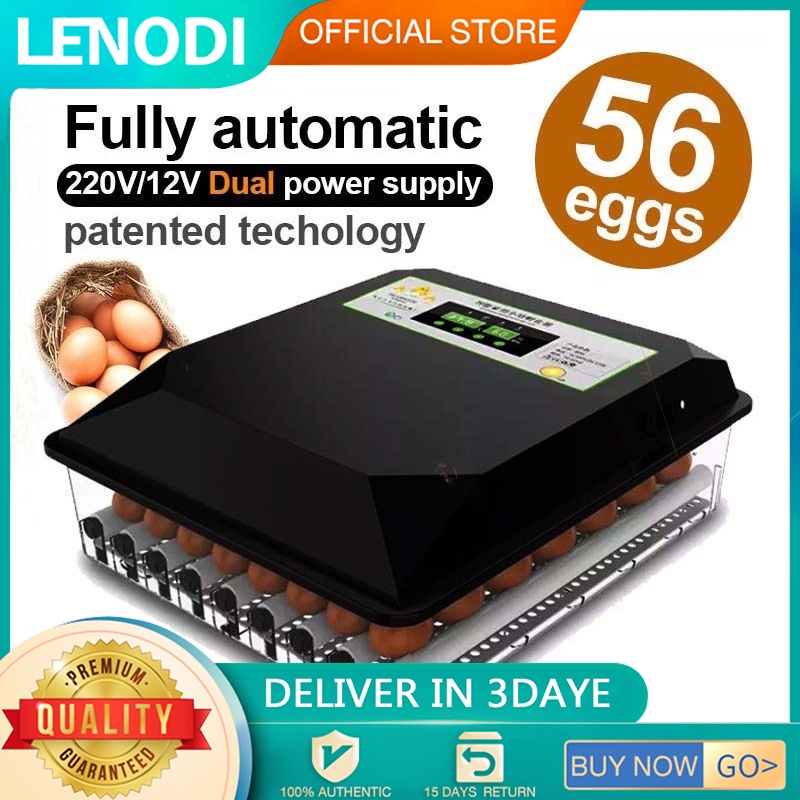 56/128 Incubator Intelligent Automatic Incubator Constant Temperature ...