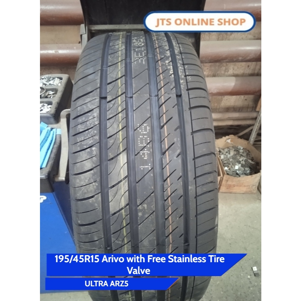195/45R15 Arivo Ultra ARZ5 with Free Stainless Tire Valve (PRE-ORDER) | Shopee Philippines