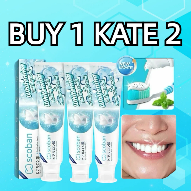 BUY 1 KATE 2 Whitening Toothpaste with Peppermint Baking Soda ...
