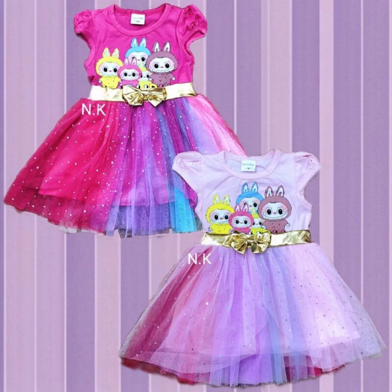 Labubu dress for kids(ActualPhotoPosted) | Shopee Philippines