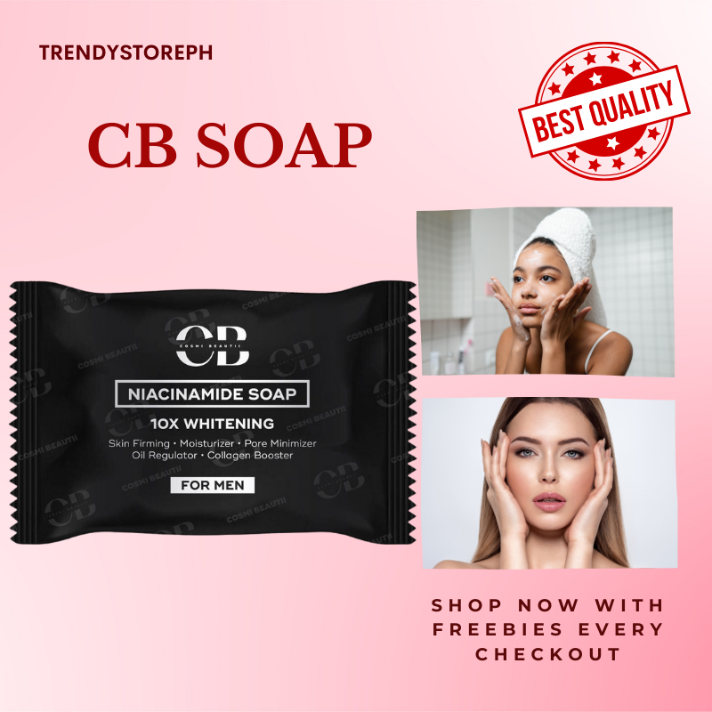 10 PCS CB NIACINAMIDE Cosmi Beautii 10x Whitening Soap For All Skin ...