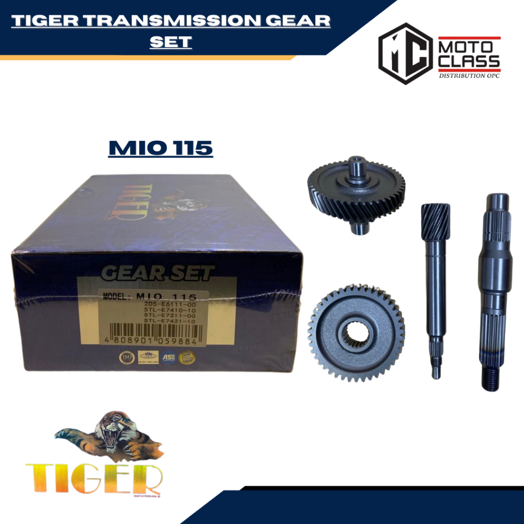TIGER TRANSMISSION GEAR SET MIO 115 | Shopee Philippines