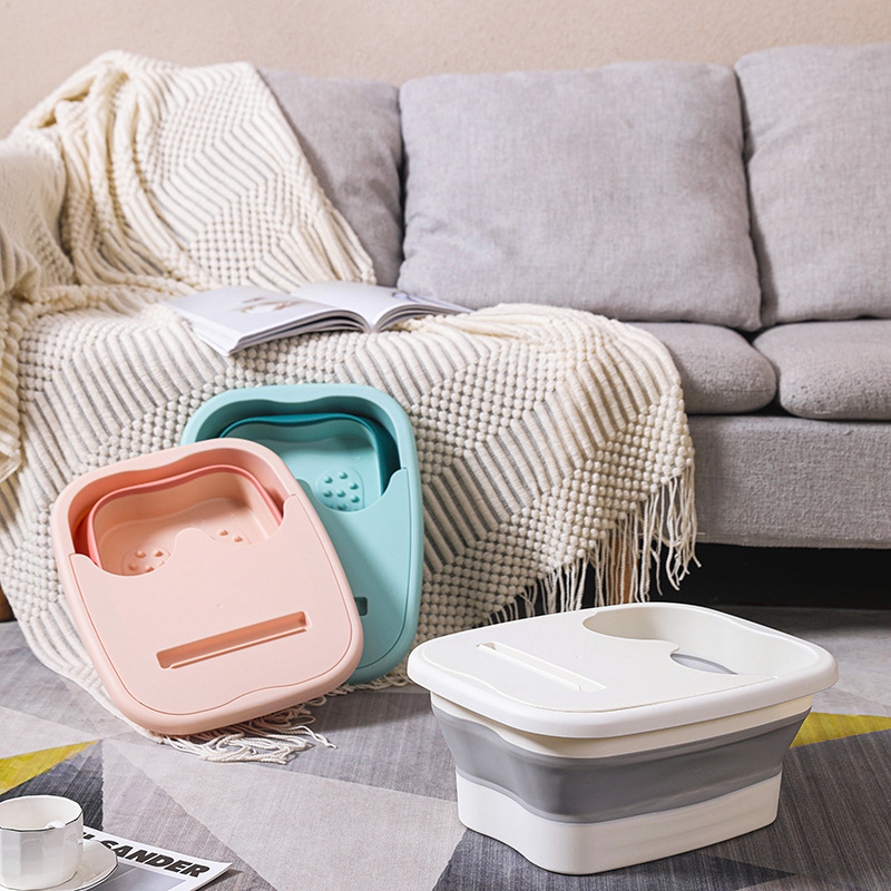 Collapsible Foot Bath Basin/Collapsible Foot Soak Foot Tub/Foldable ...