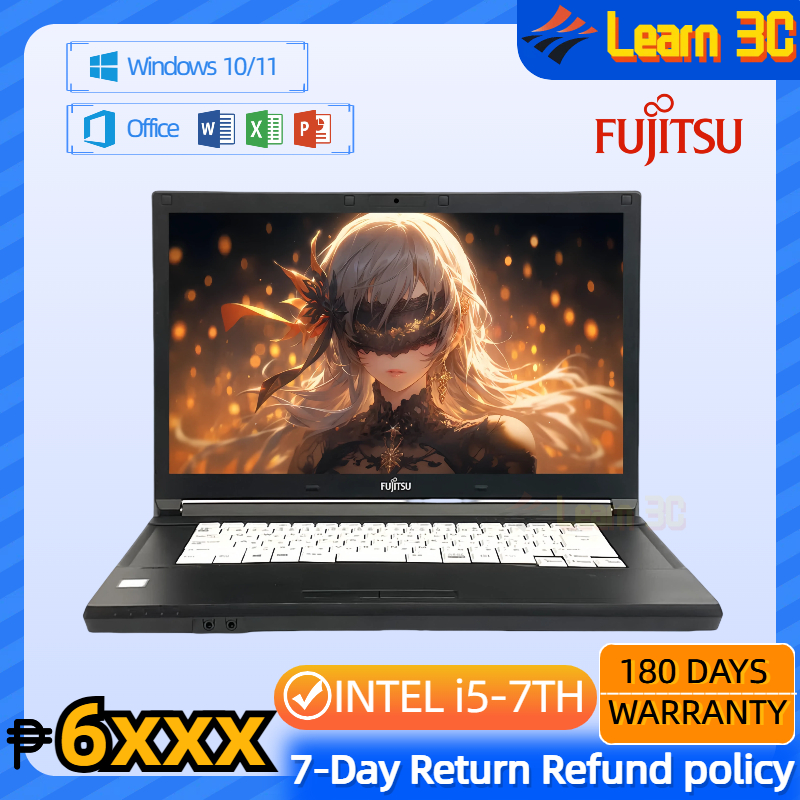 Used Fujitsu A577 15.6 inch Intel I5 7TH 8G RAM 512GB SSD Bluetooth ...