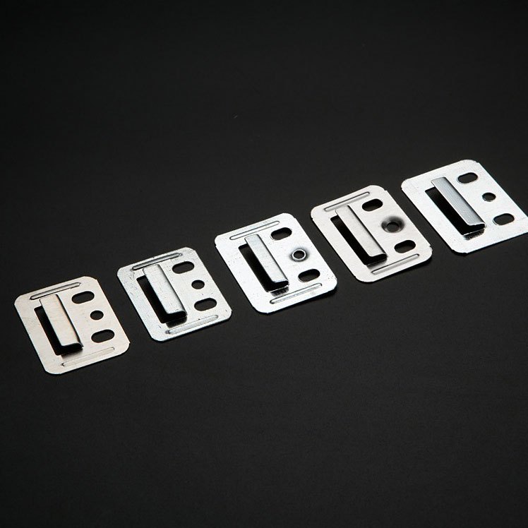 100pcs Galvanized Steel Wall Cladding Clip Metal PVC Wall Panel Clip ...