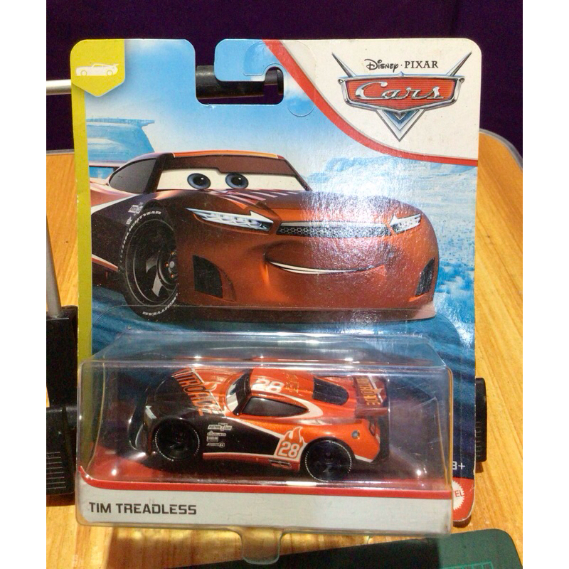 Original Mattel Disney Cars Pixar "Tim Treadless" 1:55 Diecast Metal ...