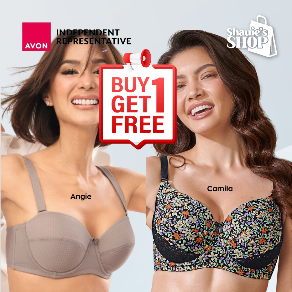 BUY 1 GET 1: AVON Angie & Camila Underwire Full Cup Bra | Shopee Philippines