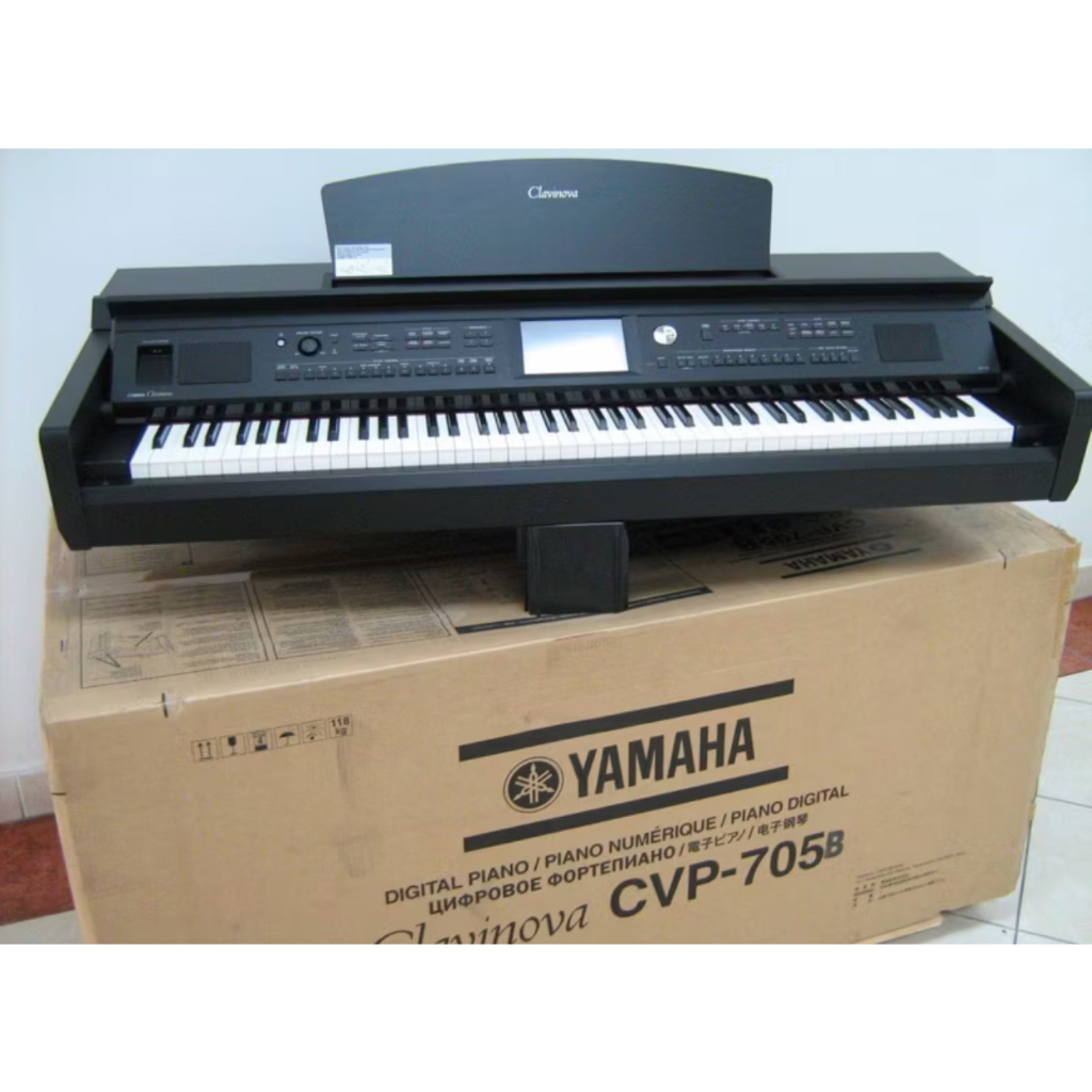 BRAND NEW YAMAHA PIANO CLAVINOVA CVP705B YAMAHA CVP 705B DIGITAL BLACK ...
