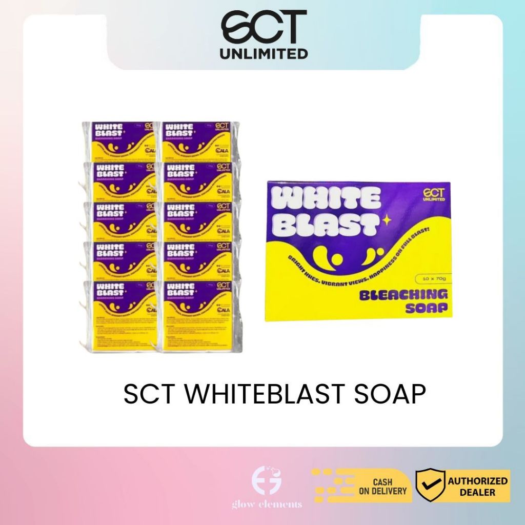 SCT UNLIMITED White Blast Soap Bleaching 1 Box 10s Per Pack Instant ...