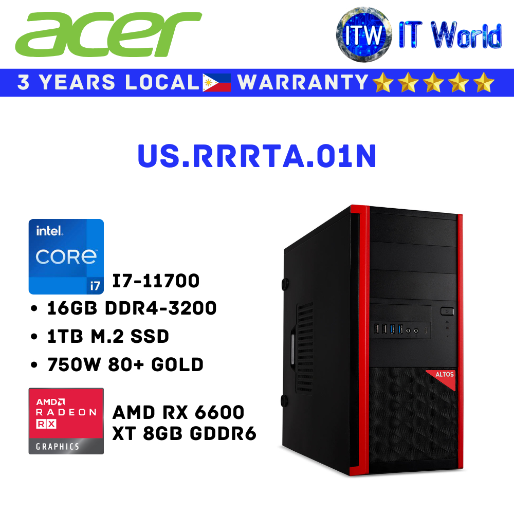 Itw | Acer Workstation Altos BrainSphere P130 F7 ATX | i7-11700 | AMD ...