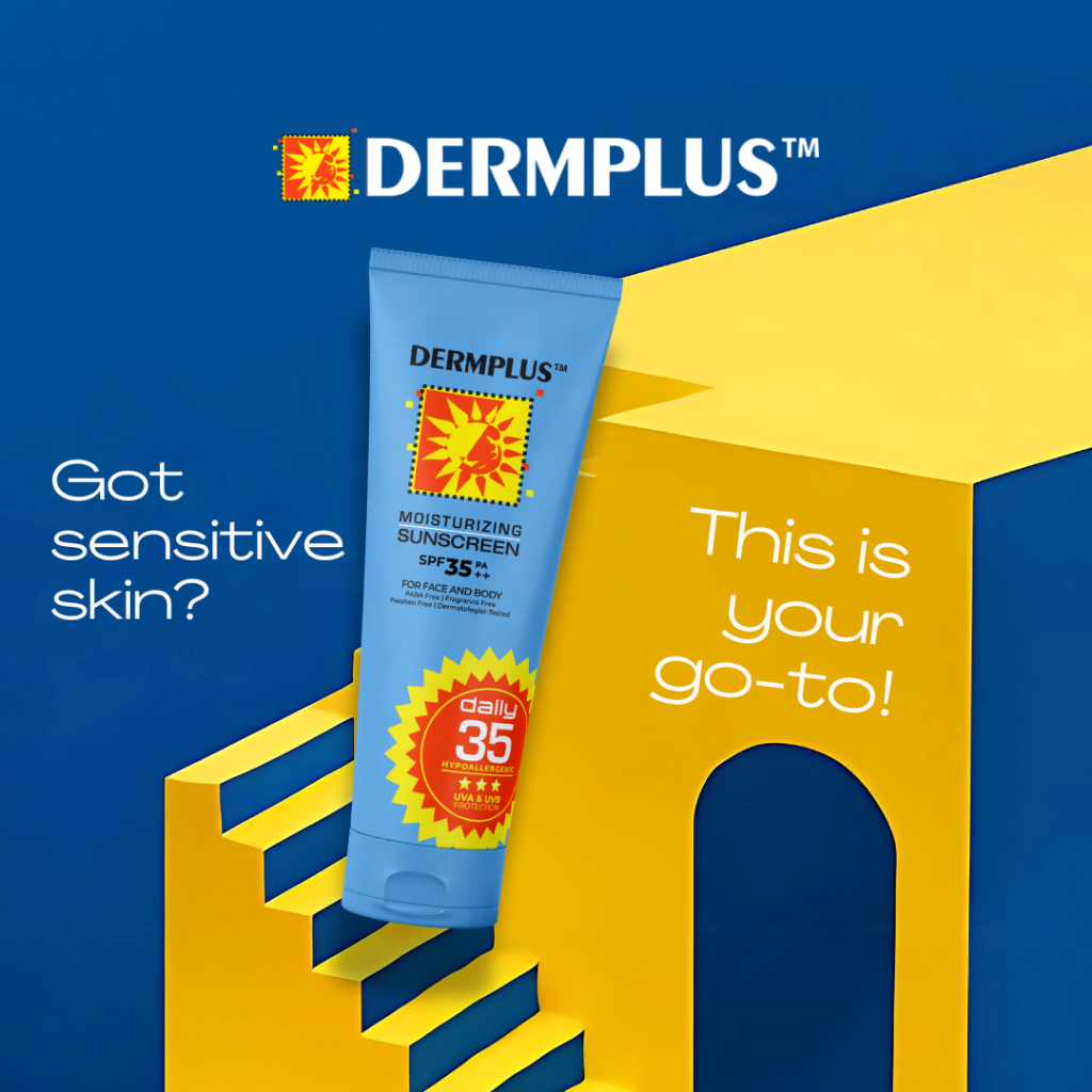 Dermplus Moisturizing Sunscreen SPF 35 Daily Unscented 100mL | Shopee ...