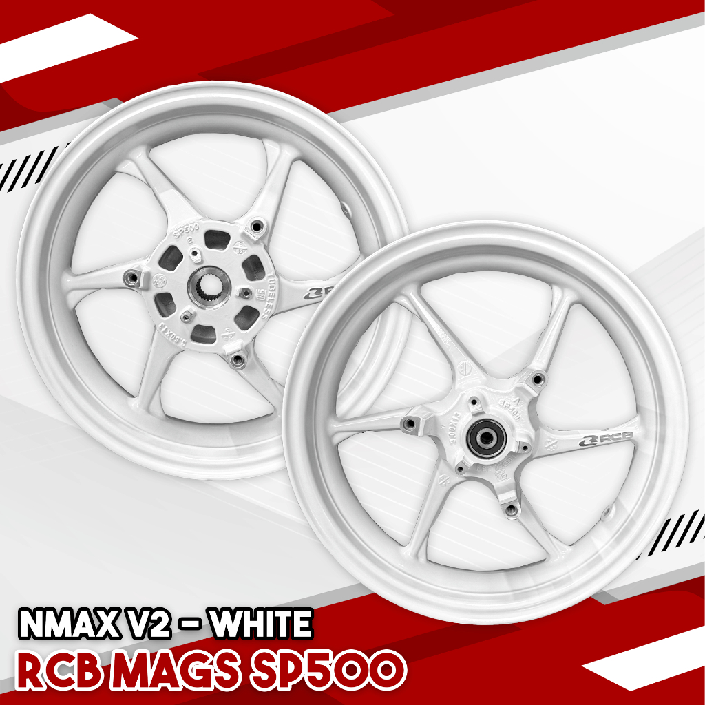 RCB MAGS SP500 FOR NMAX V2 WHITE | Shopee Philippines