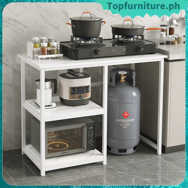 TOP - Kitchen Gas Stove Stand Rack Household Kitchen Storage Shelf ...