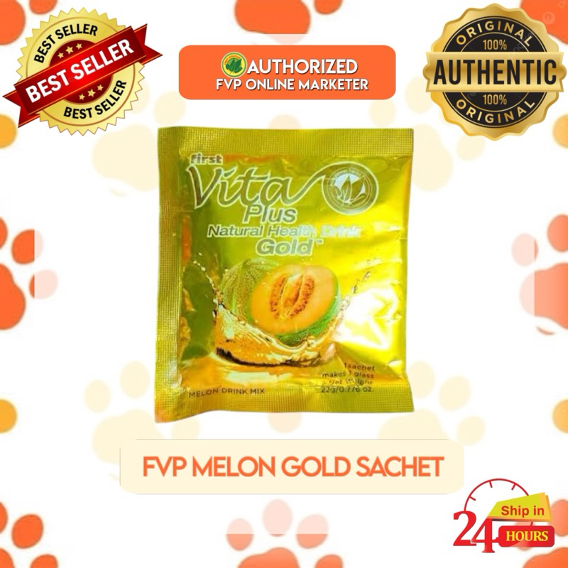 (COD) First Vita Plus Melon Gold Sachet | Shopee Philippines