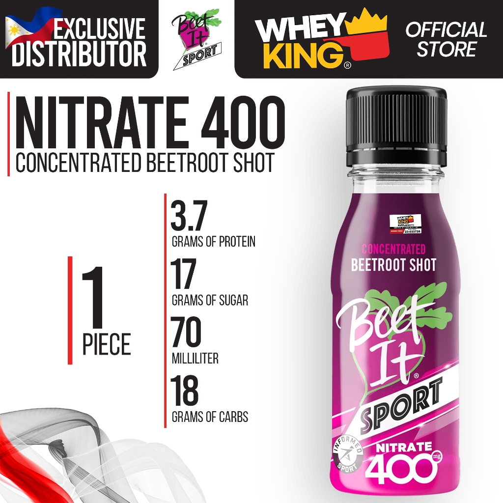 BEET IT SPORT NITRATE 400 Concentrated Beetroot Shot | Shopee Philippines
