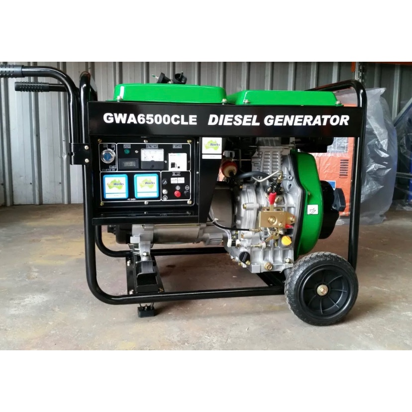 Brand New Portable Diesel Generator 6KVA 240V in Open Frame | Shopee ...