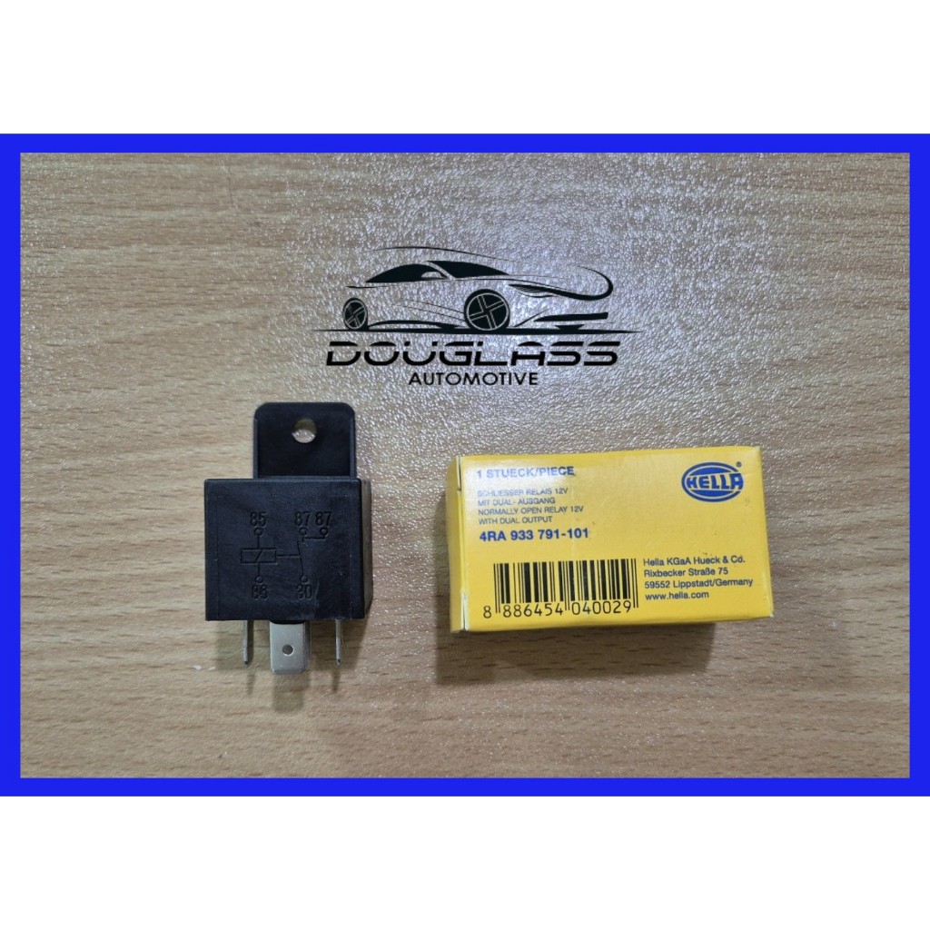 ORIGINAL HELLA Relay 12V 24V / 5-PIN / 4RA 933 791-101 / 111 | Shopee ...