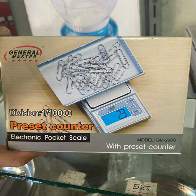General Master Electronic Pocket Scale 200g to 500g | Shopee Philippines