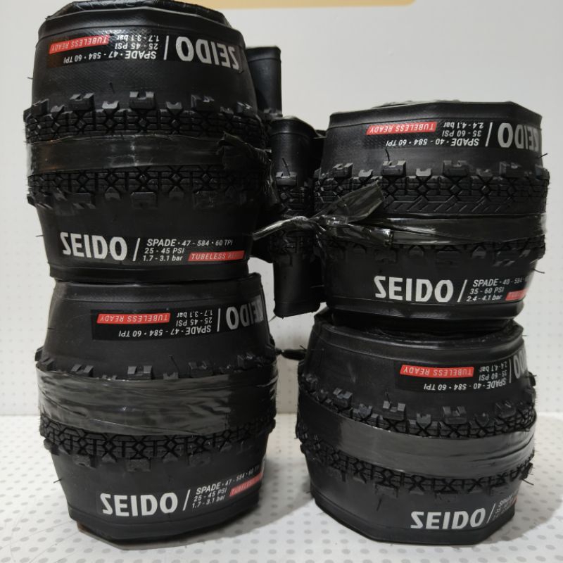 TIRE #650B X 40C/47C SEIDO CLASS B TUBELESS READY (SOLD AS PAIR ...