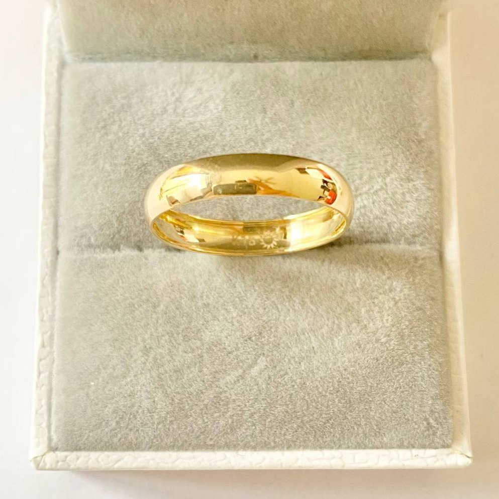 Pawnable 18K Saudi Gold Thin Hollow Open Wedding Ring | Shopee Philippines