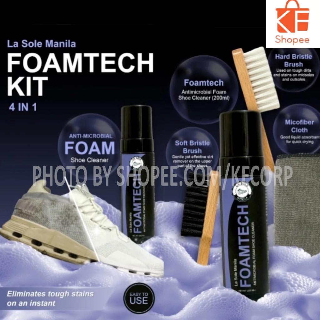 Shoe Foamtech Kit 4 in 1 by La Sole Manila kcS11207 | Shopee Philippines