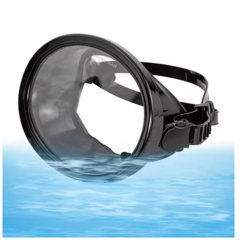 Snorkeling Mask 180 Degree Wide View Diving Mask Oval Oval Frameless ...