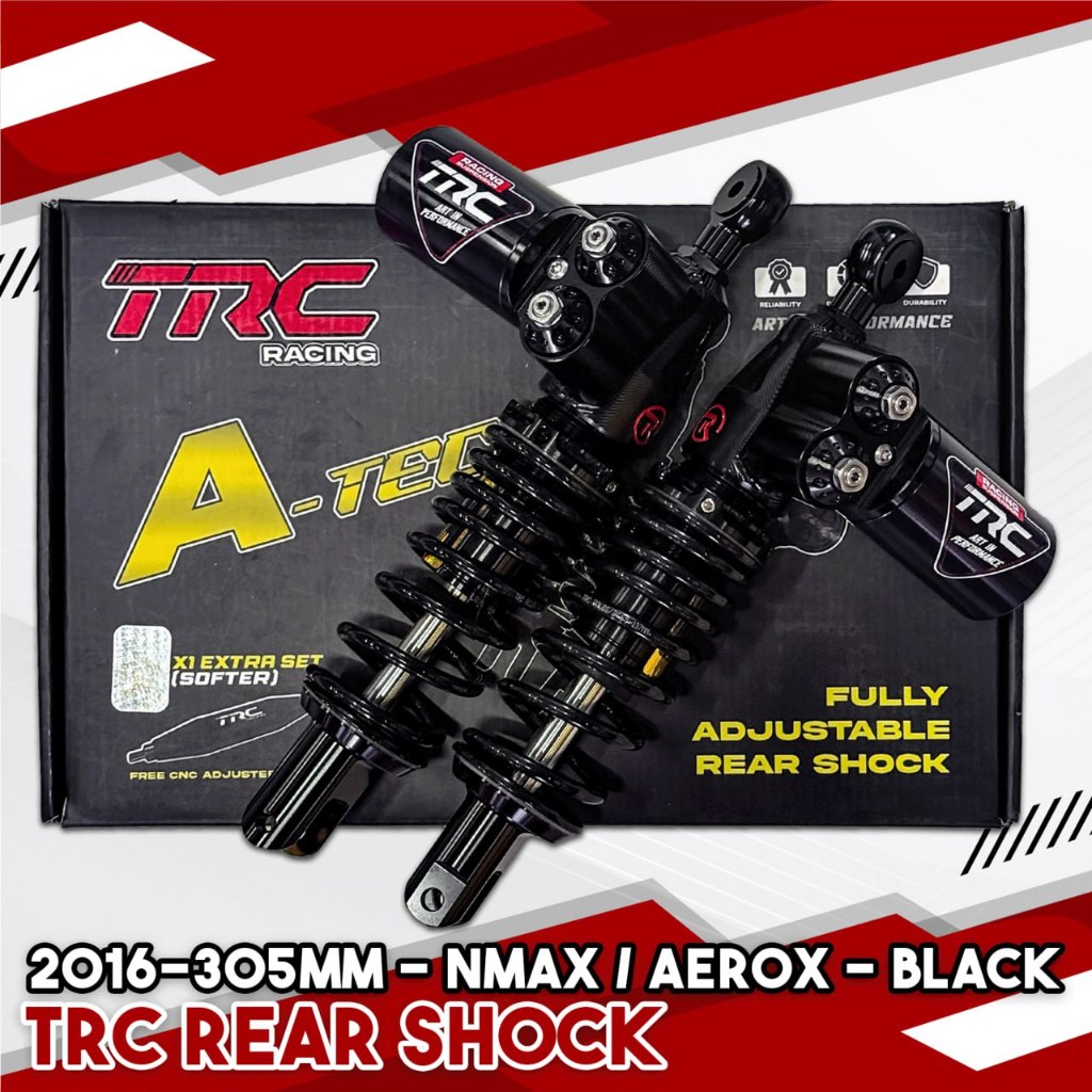 TRC 2016 REAR SHOCK FOR NMAX/AEROX BLACK | Shopee Philippines
