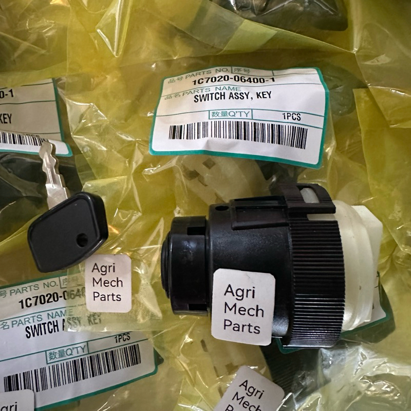 IGNITION SWITCH WITH KEY 1C7020-064001 YANMAR HARVESTER | Shopee ...