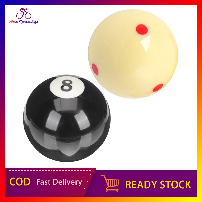 57.2mm Standard Billiard Cue Ball Resin Pool Table Ball Dot-Spot ...