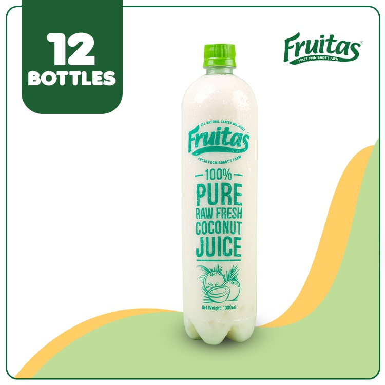 Fruitas Coco Milko 1L (12 bottles) [Bundle, Drink, Beverage, Coconut ...