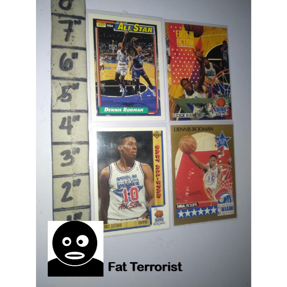 FT Old Vintage NBA Cards Dennis Rodman All Stars A | Shopee Philippines
