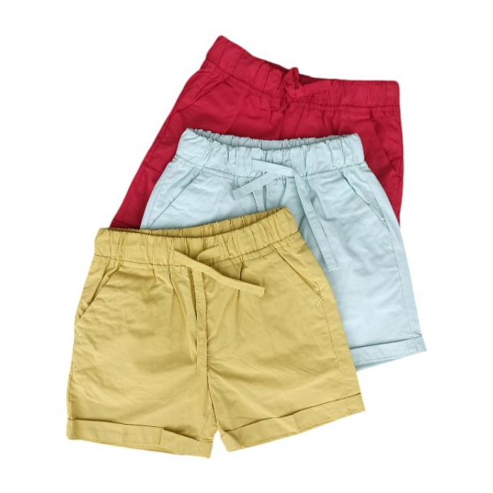 Alyssa Pastel Shorts for Kids Girl Children Shorts with Pocket | Shopee ...